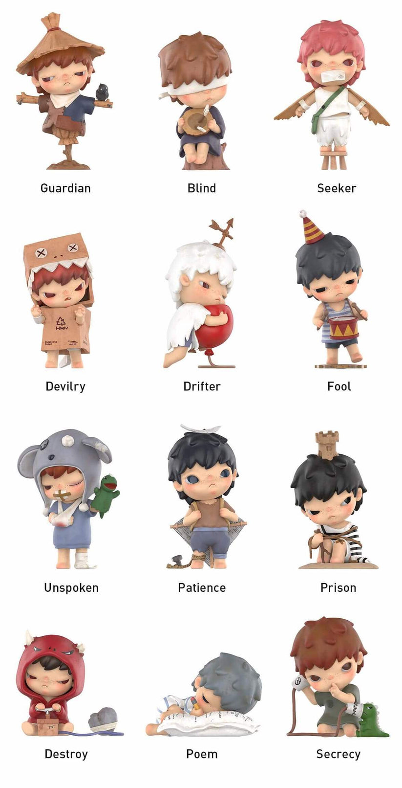 Hirono Mime Series Blind Box – Meaning Less Art Inc.