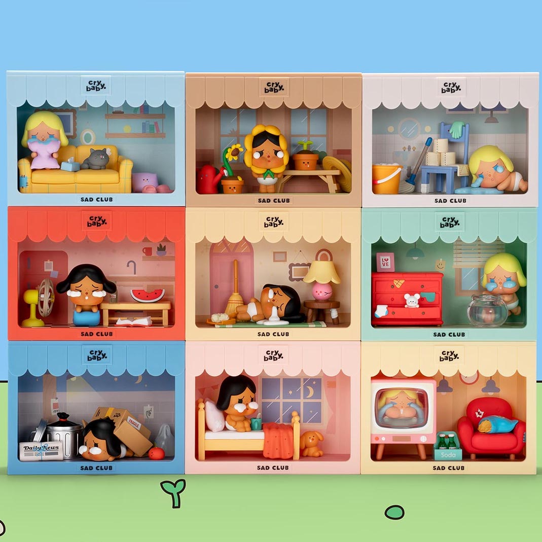 Crybaby Sad Club Series Blind Box Scene Sets – Meaning Less Art Inc.