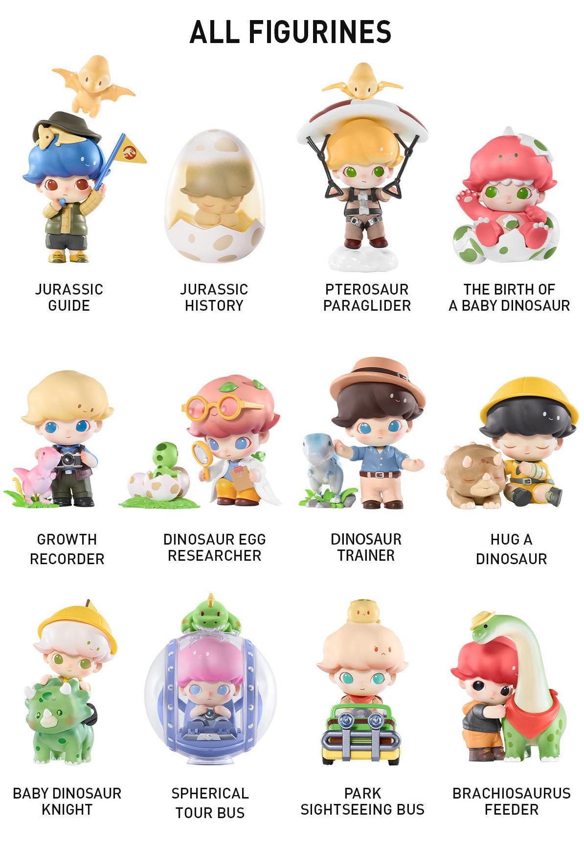 Dimoo Jurassic World Series Blind Box – Meaning Less Art Inc.